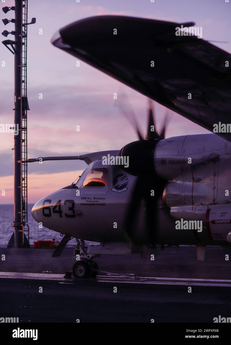 An E-2D Hawkeye attached to Airborne Command and Control Squadron (VAW ...