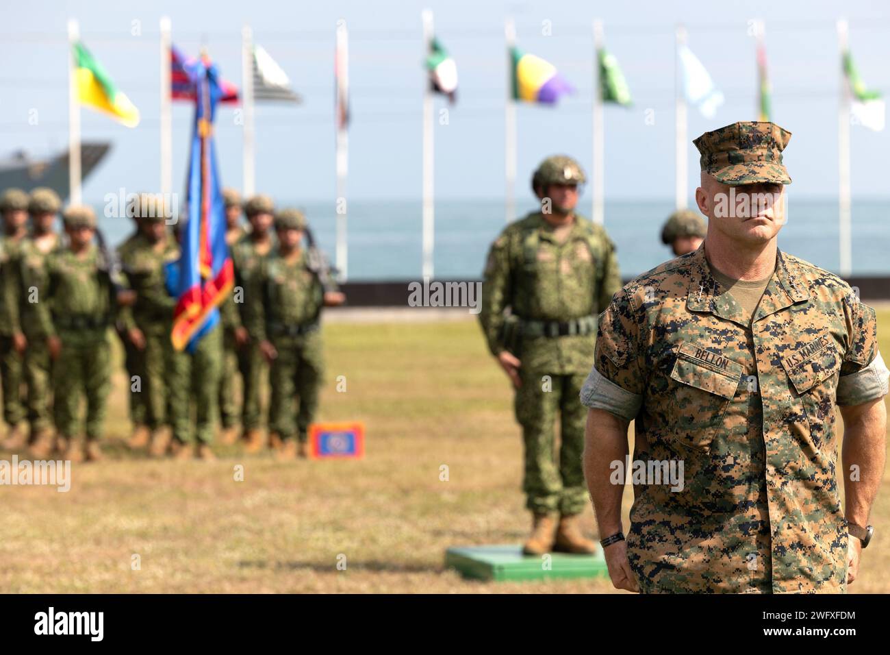 Lt. Gen. David G. Bellon, commander of U.S. Marine Corps Forces, South ...