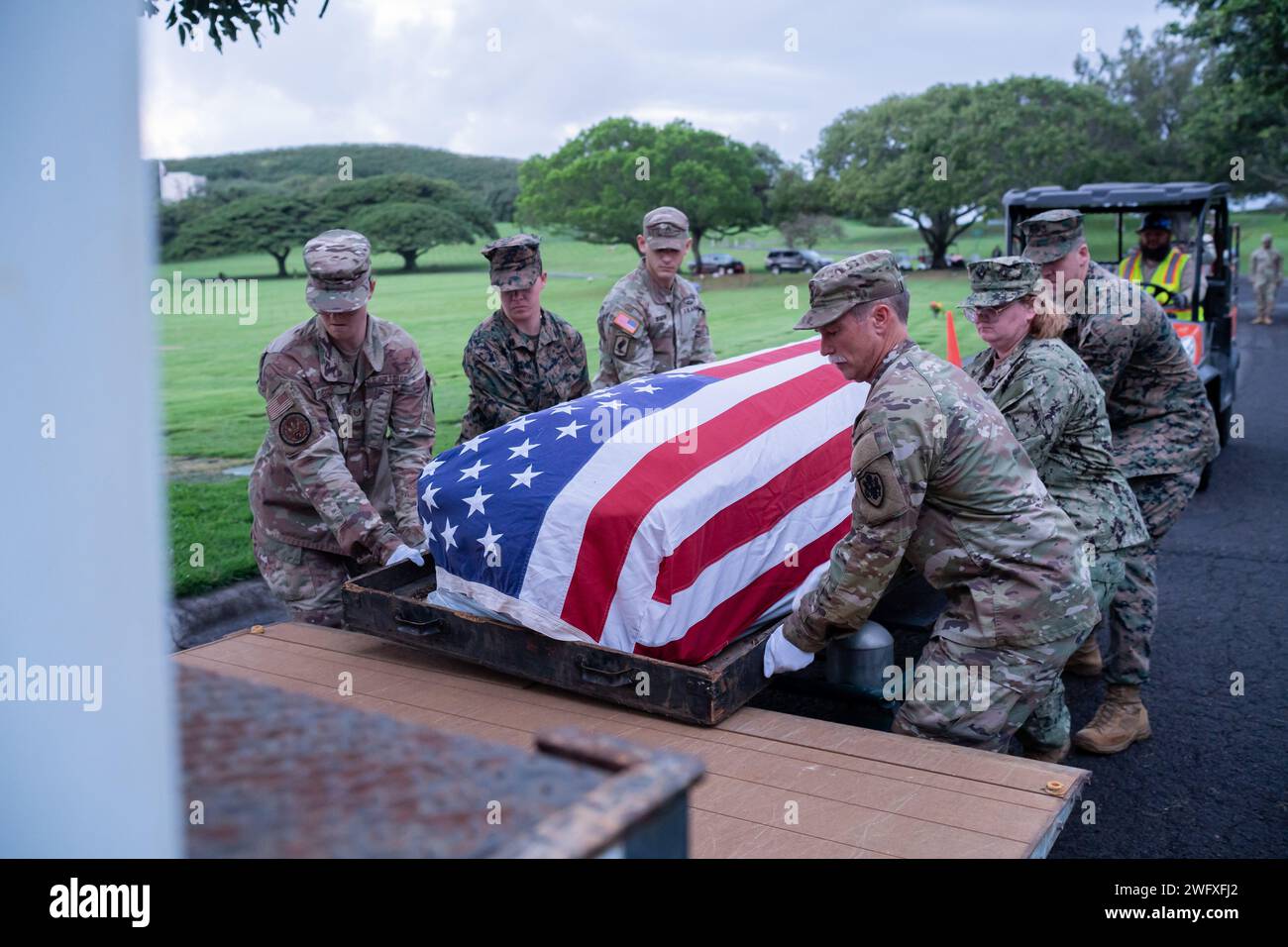 U.S. service members assigned to the Defense POW/MIA Accounting Agency ...