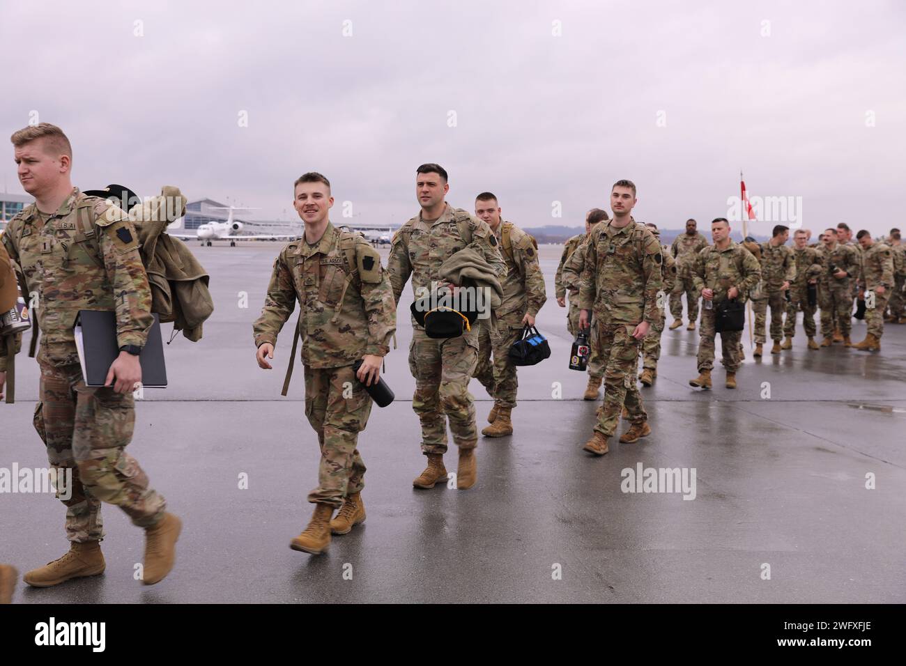 U.S. Army Soldiers with the Pennsylvania National Guard’s 56th Striker Brigade Combat Team, 28th ...