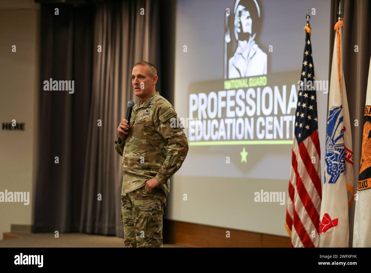 The sergeant major of the army national guard hi-res stock photography ...