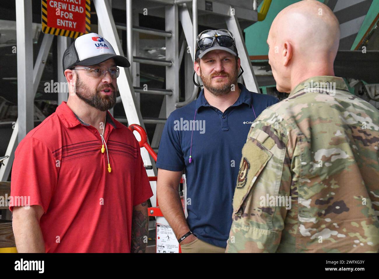 Maj. Gen. Donald K. Carpenter, right, Director of the F-35 Joint Strike ...