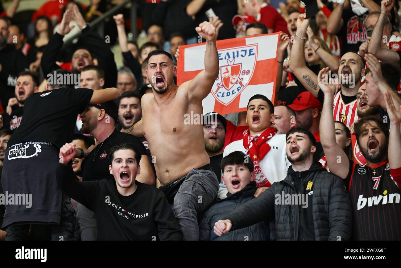 Munich, Germany. 01st Feb, 2024. Basketball: Euroleague, FC Bayern ...
