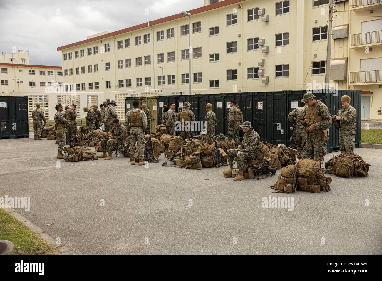 U.S. Marines with Combat Logistics Battalion 4, Combat Logistics ...