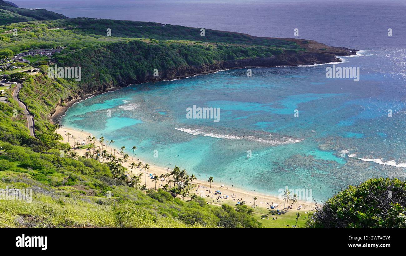Hawaii Oahu Hanauma Bay Stock Photo - Alamy