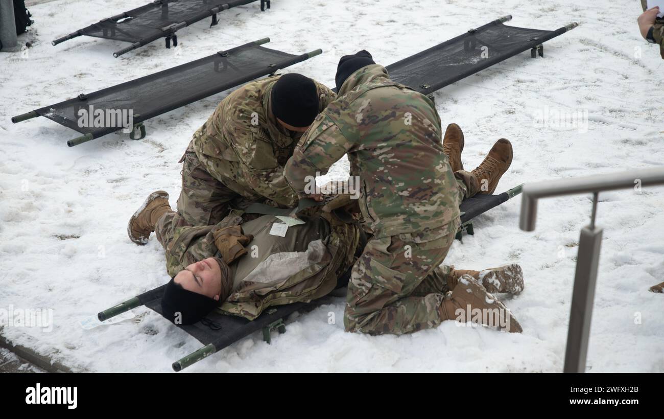 Soldiers of the 47th Brigade Support Battalion, 2nd Armored Brigade ...
