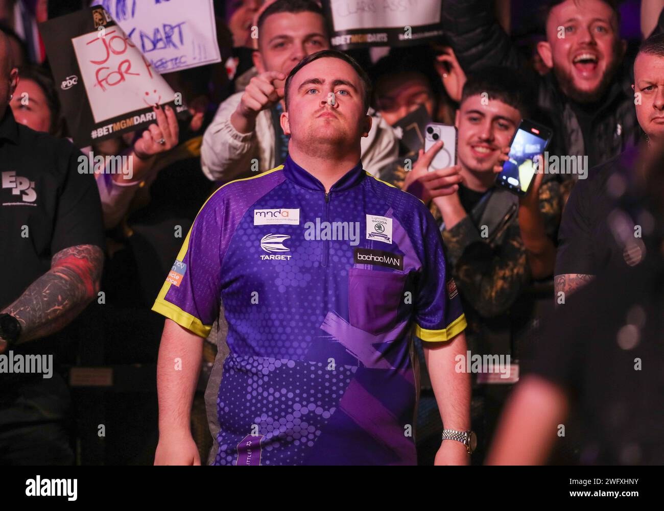 Utilita Arena, Cardiff, UK. 1st Feb, 2024. 2023 PDC Premier League ...