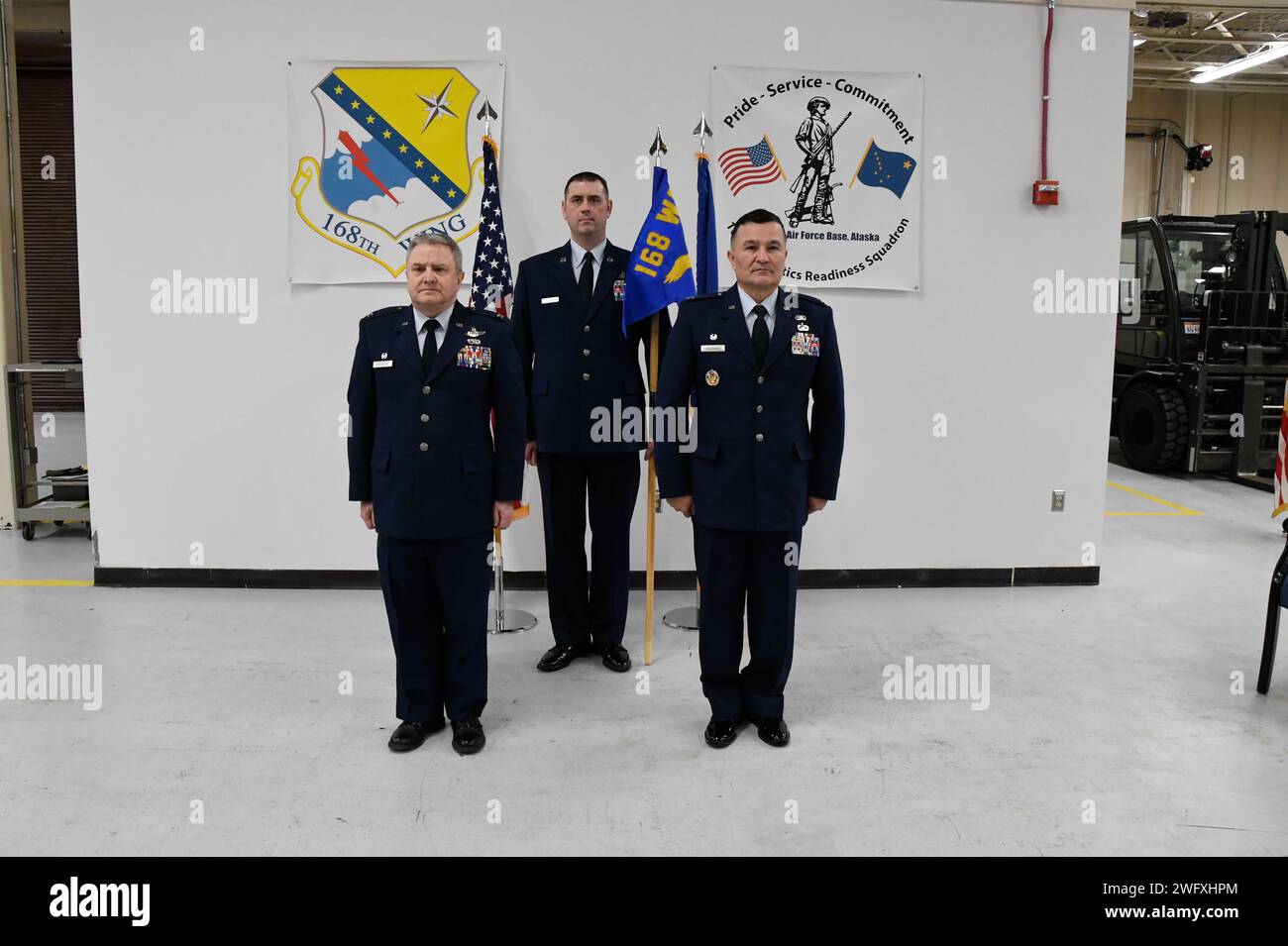 U.S. Air National Guard Col. Randy Saldivar, the commander of the 168th ...