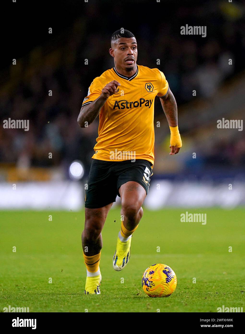 Wolverhampton Wanderers' Mario Lemina during the Premier League match ...