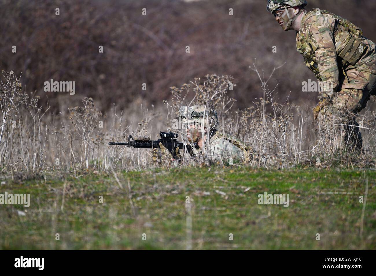 U.S. Army paratroopers assigned to the 173rd Brigade Support Battalion ...