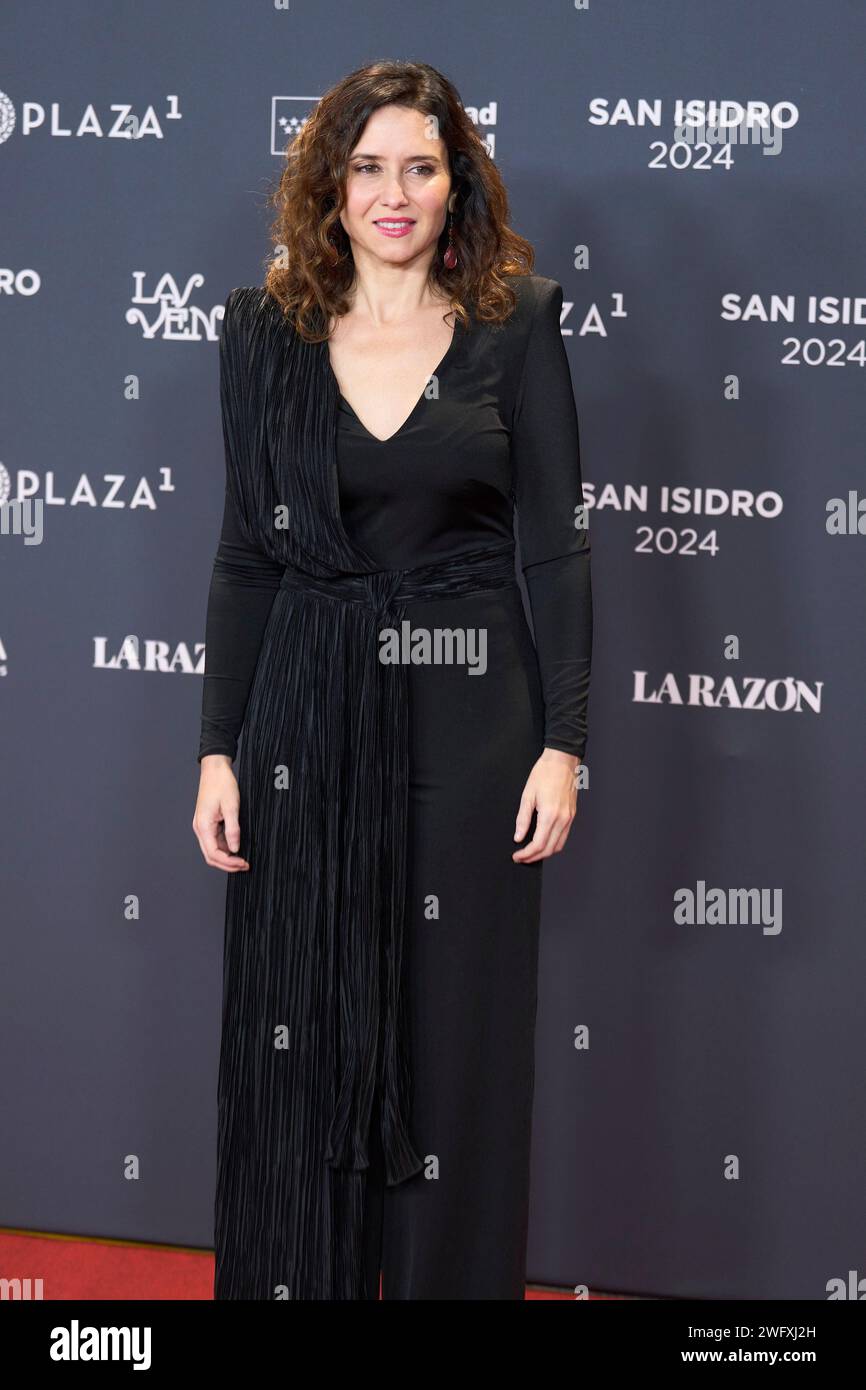 Madrid. Spain. 20240201, Isabel Diaz Ayuso, President of Madrid attends ...