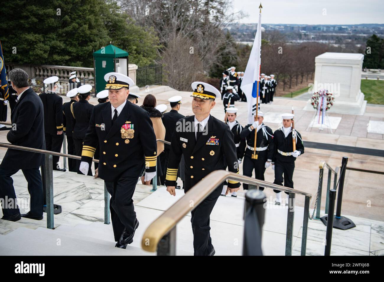 Chief of Naval Operations for the Republic of Korea Adm. Yang Yong-mo ...