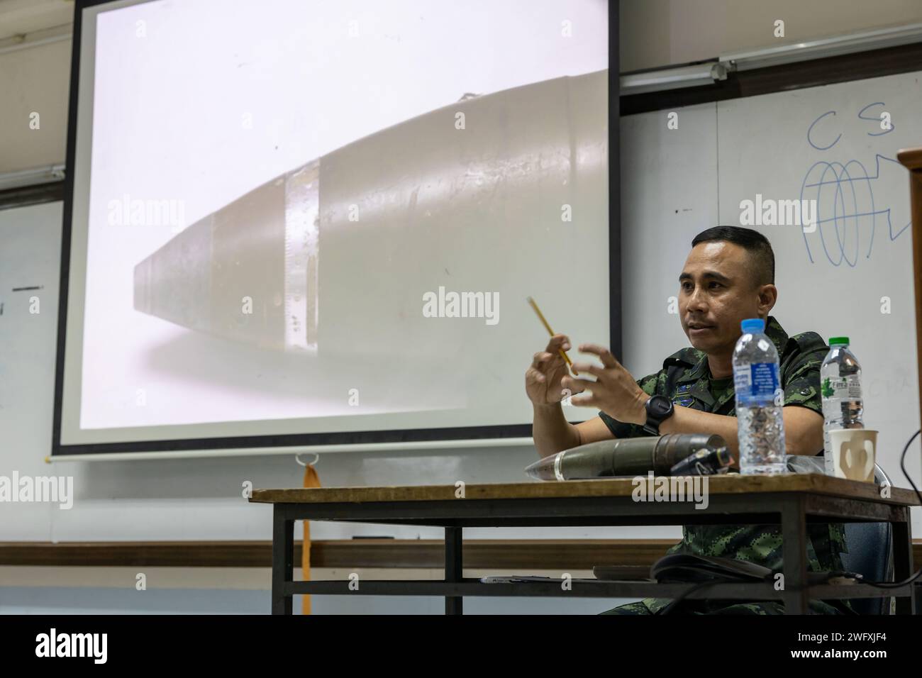 Royal Thai Army Master Sgt. Suparerk Panthong, an instructor with ...
