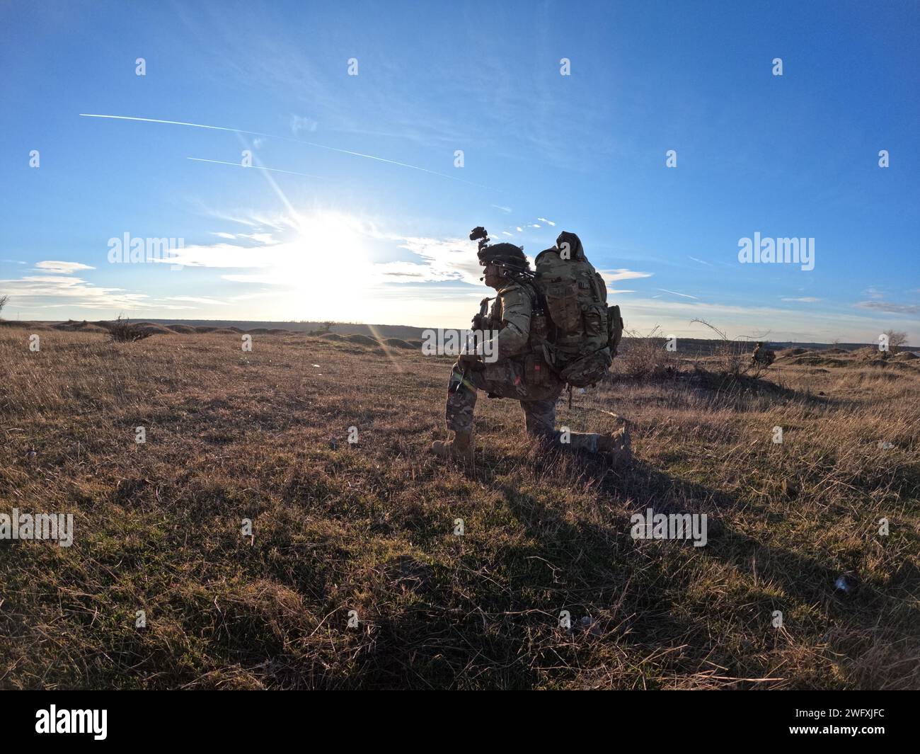 U.S. Army Spc. Austin Mertz, an infantryman with Shadow Troop, 1-33 ...