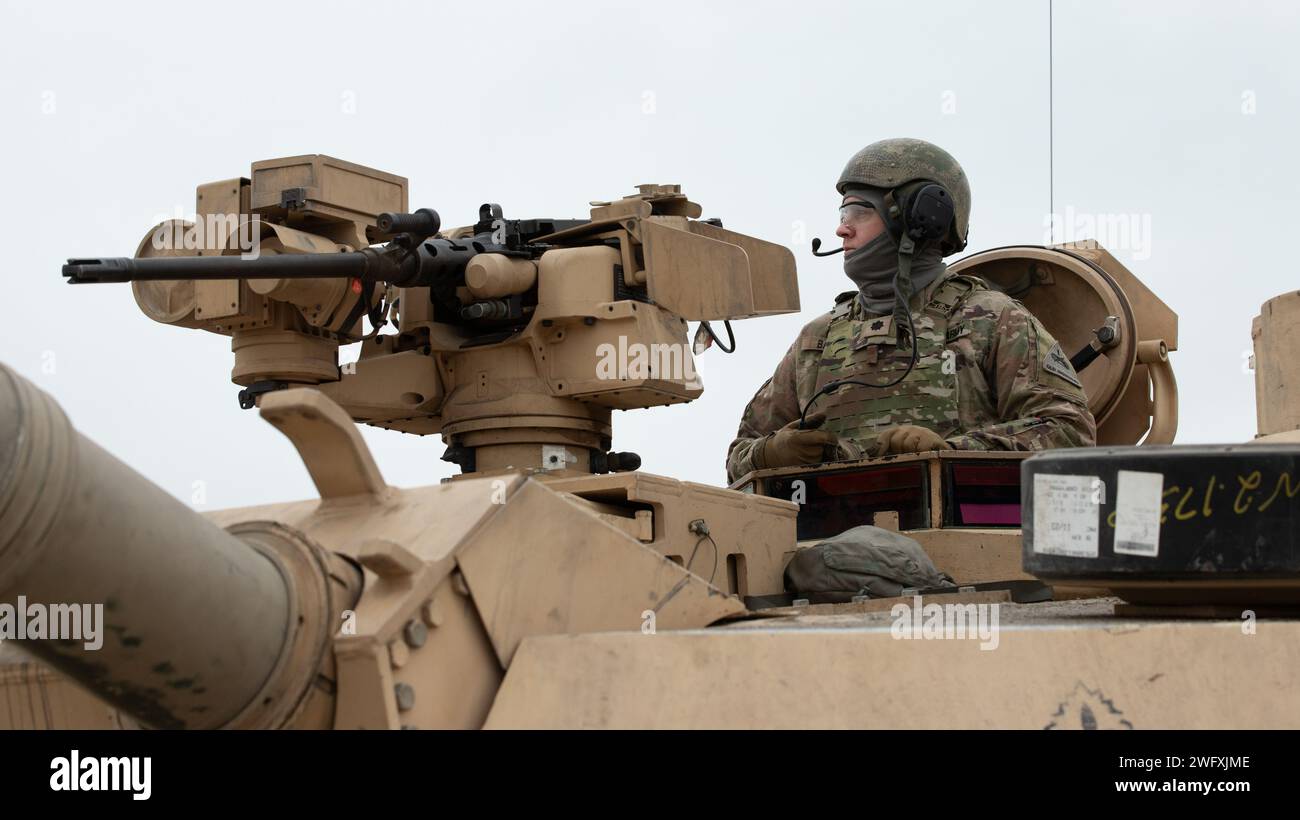 U.S. Army Lt. Col. William Baker, commander of the 1st Battalion, 35th ...