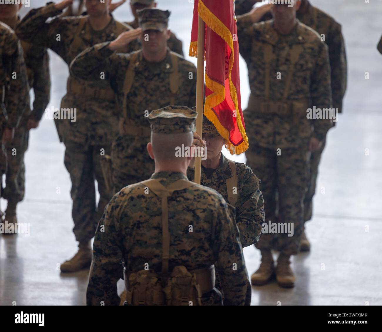 U.S. Marine Corps Sgt. Maj. Joy Kitashima, sergeant major of III Marine ...