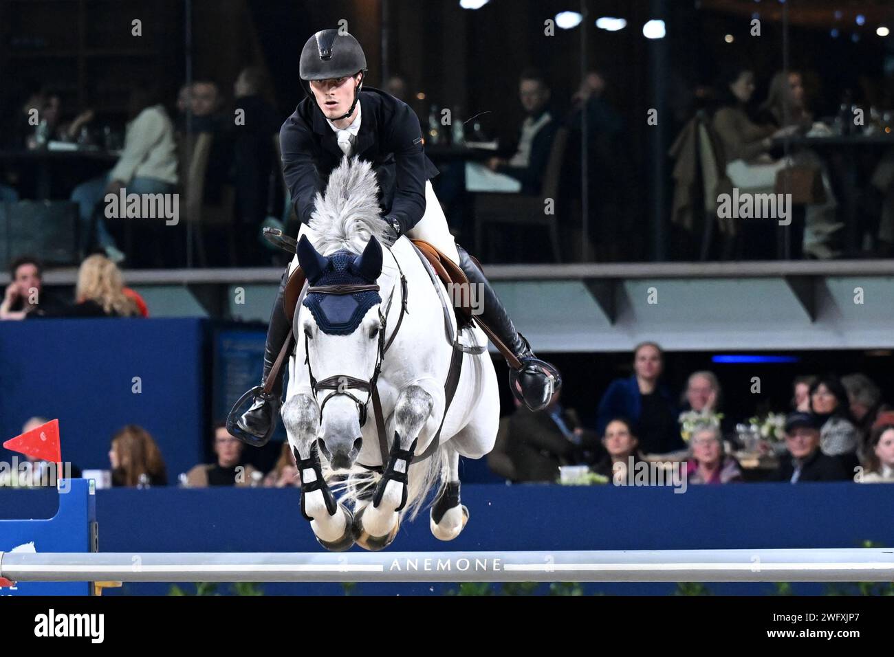 AMSTERDAM - Lars Kersten with Hallilea during the Longines FEI Jumping ...