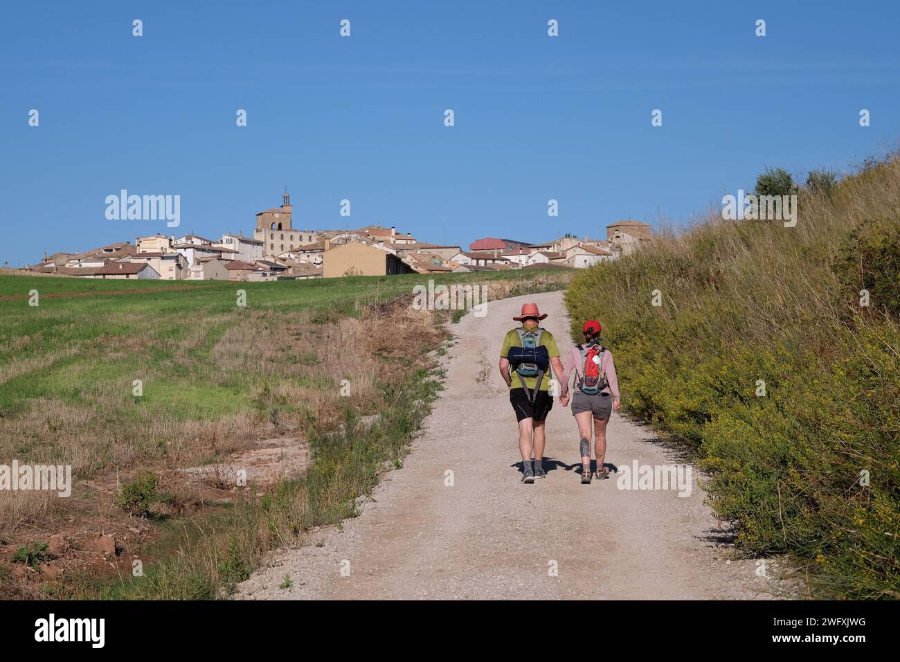 Along the Camino de Santiago in Spain Stock Photo - Alamy