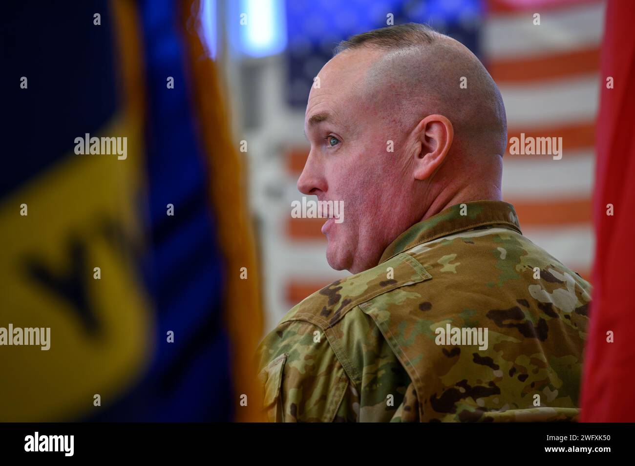 U.S. Army Lt. Col. Eric J. Tolska relinquishes command of the 1-150th ...
