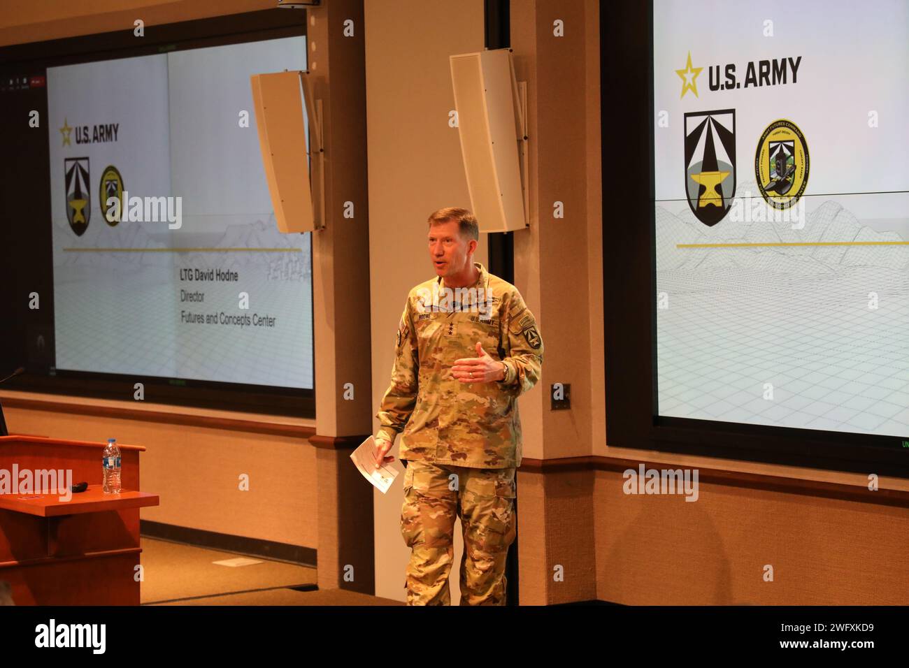 Lt. Gen. David Hodne, deputy commander of Future and Concepts, Army ...
