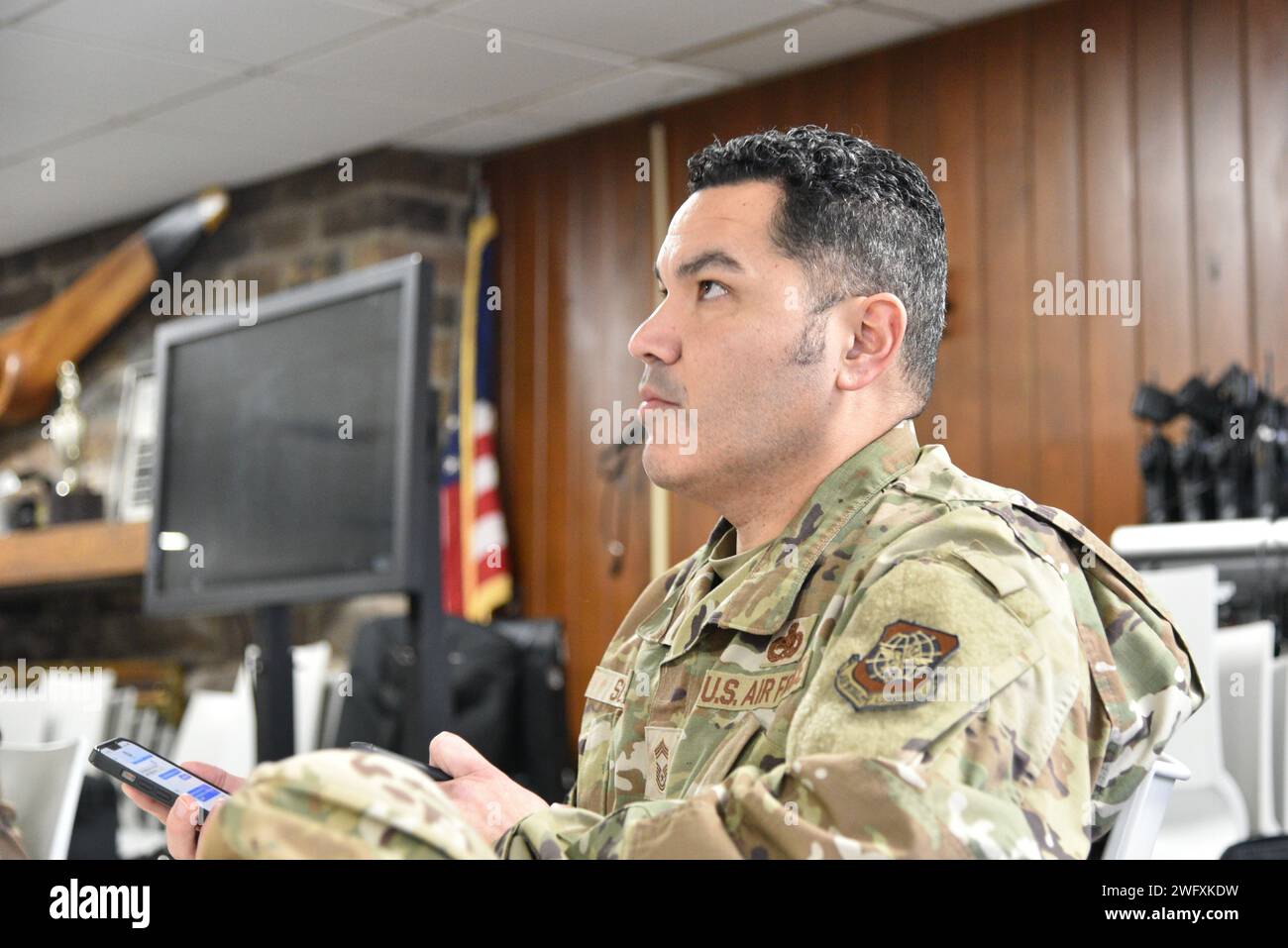 Members of the 117th participate in a professional development program ...