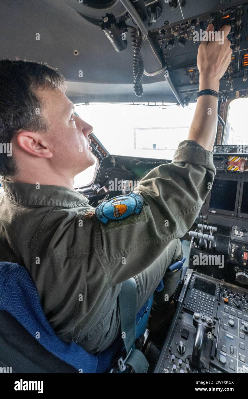 U.S. Air Force Maj. Mike Connelly, 9th Airlift Squadron chief of ...