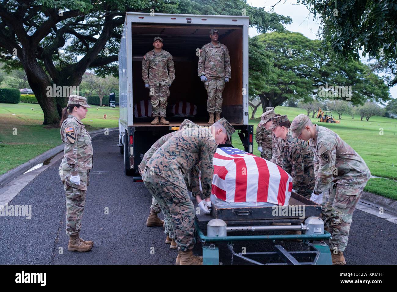 U.S. service members assigned to the Defense POW/MIA Accounting Agency ...