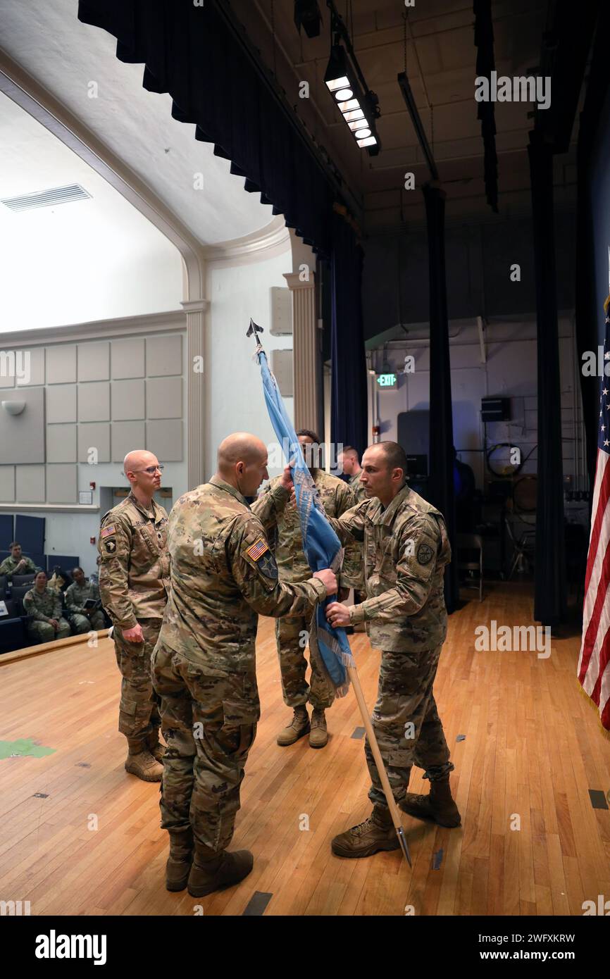 FORT GEORGE G. MEADE, Md. – Command Sgt. Maj. Joseph Daniel, the ...