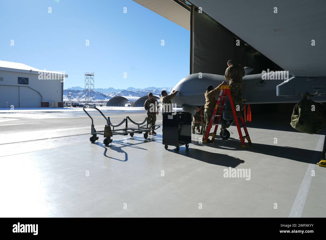 U.S. Air Force Airmen from the 432nd Wing/ 432nd Air Expeditionary Wing ...