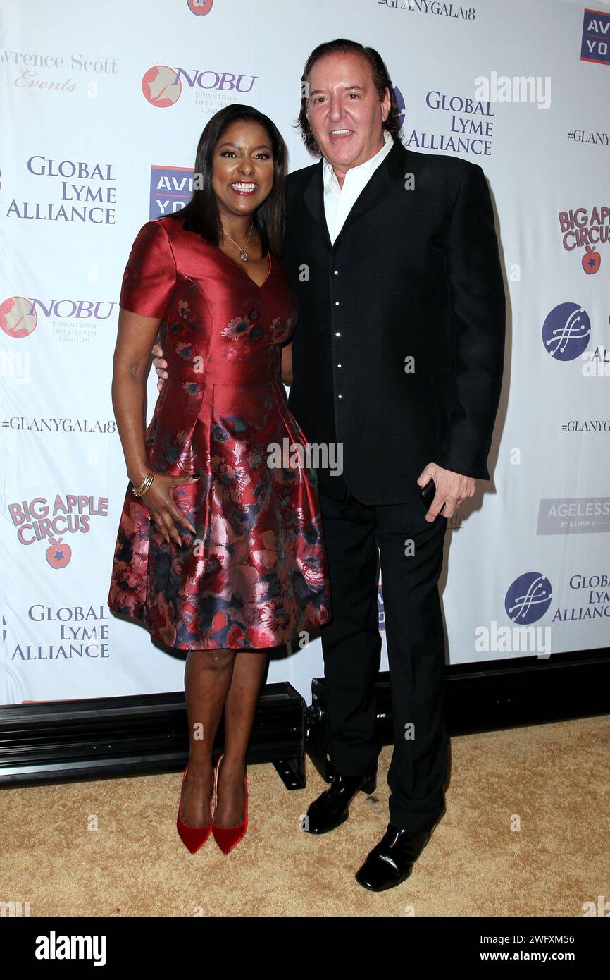 New York, NY, USA. 11 October, 2018. Lori Stokes, Larry Scott at the ...