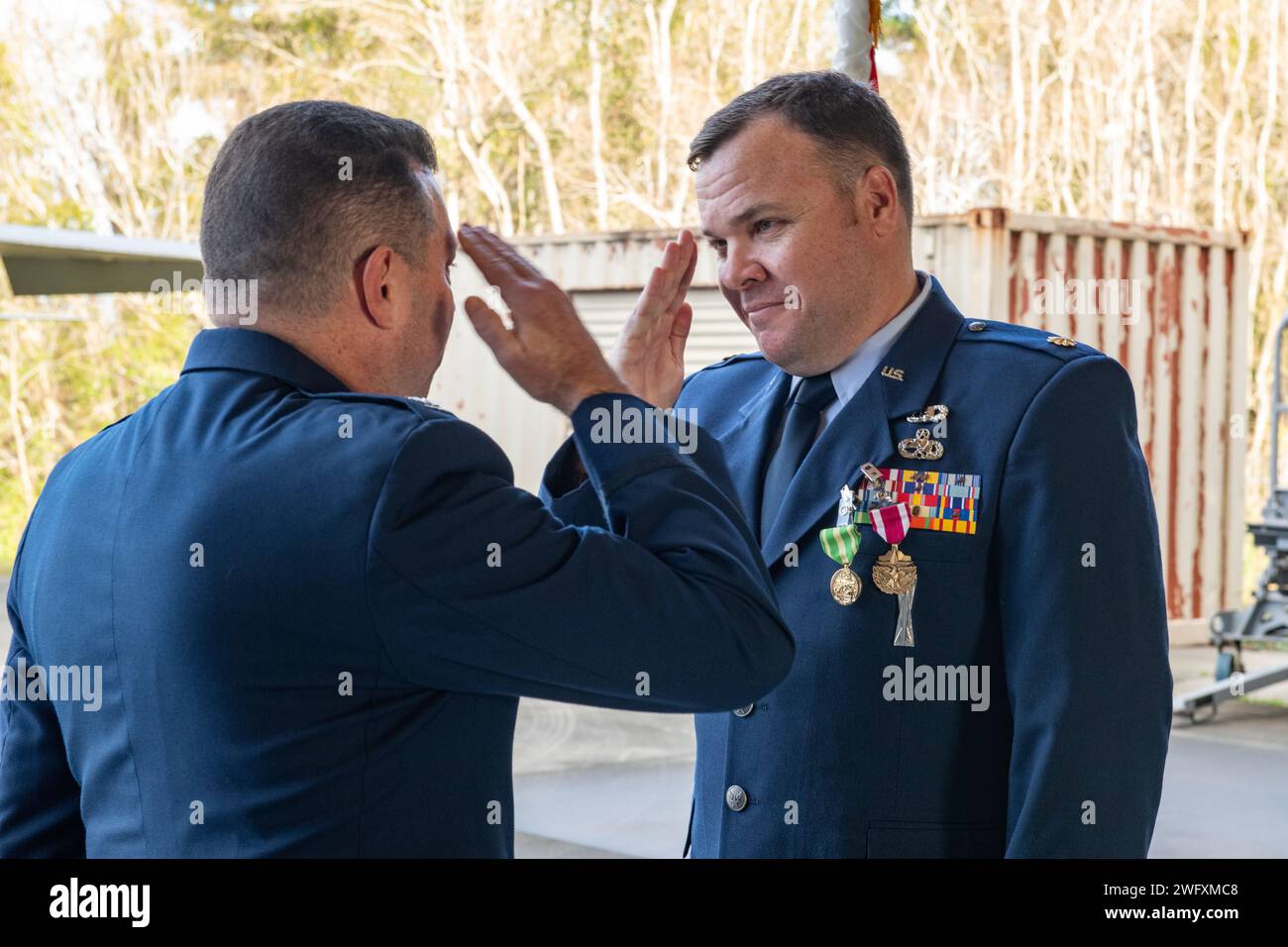 U.S. Air Force Maj. Corey T. Clark, director of operations, 125th ...
