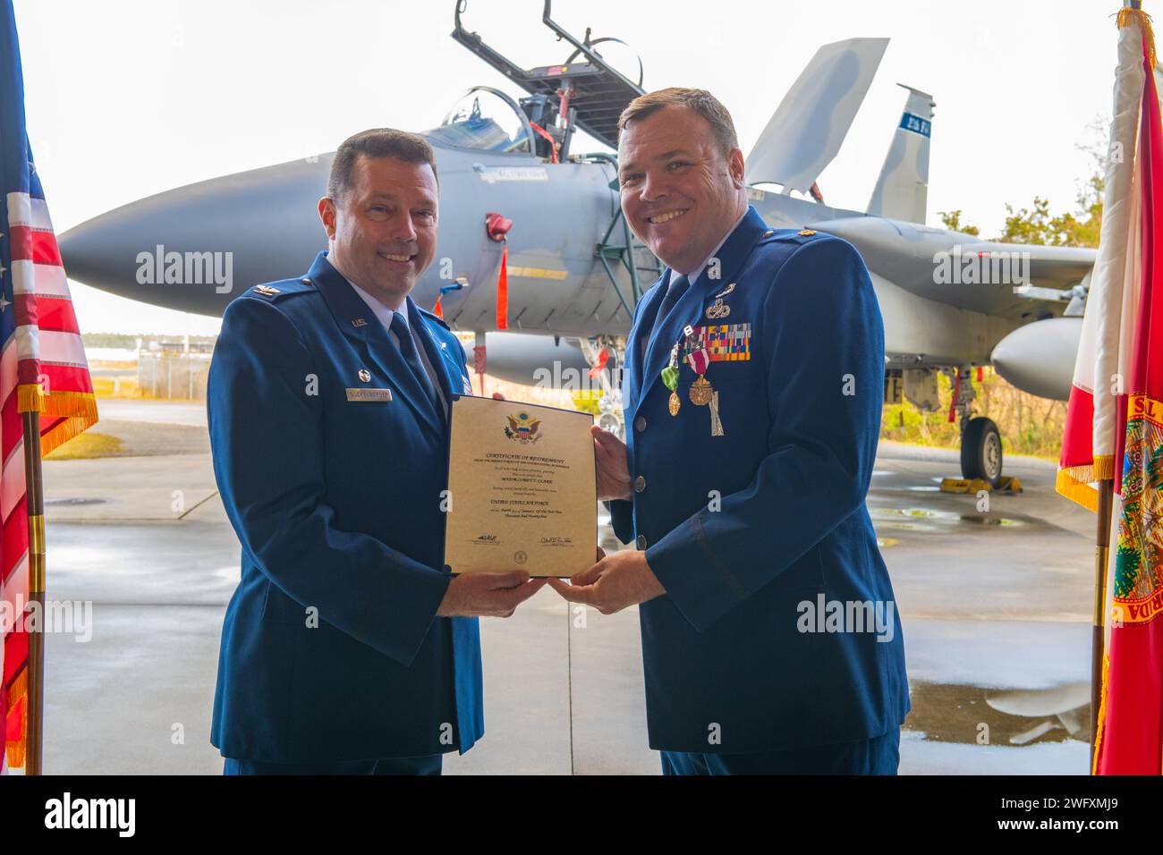 U.S. Air Force Maj. Corey T. Clark, director of operations, 125th ...