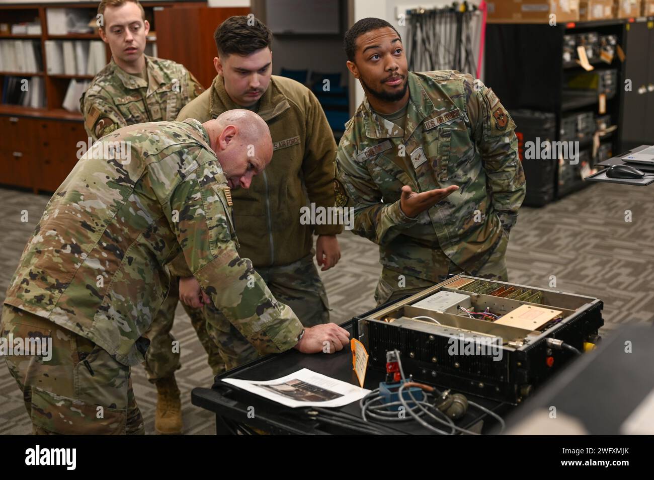 U.S. Air Force Col. Kevin Davidson (left), 47th Flying Training Wing ...