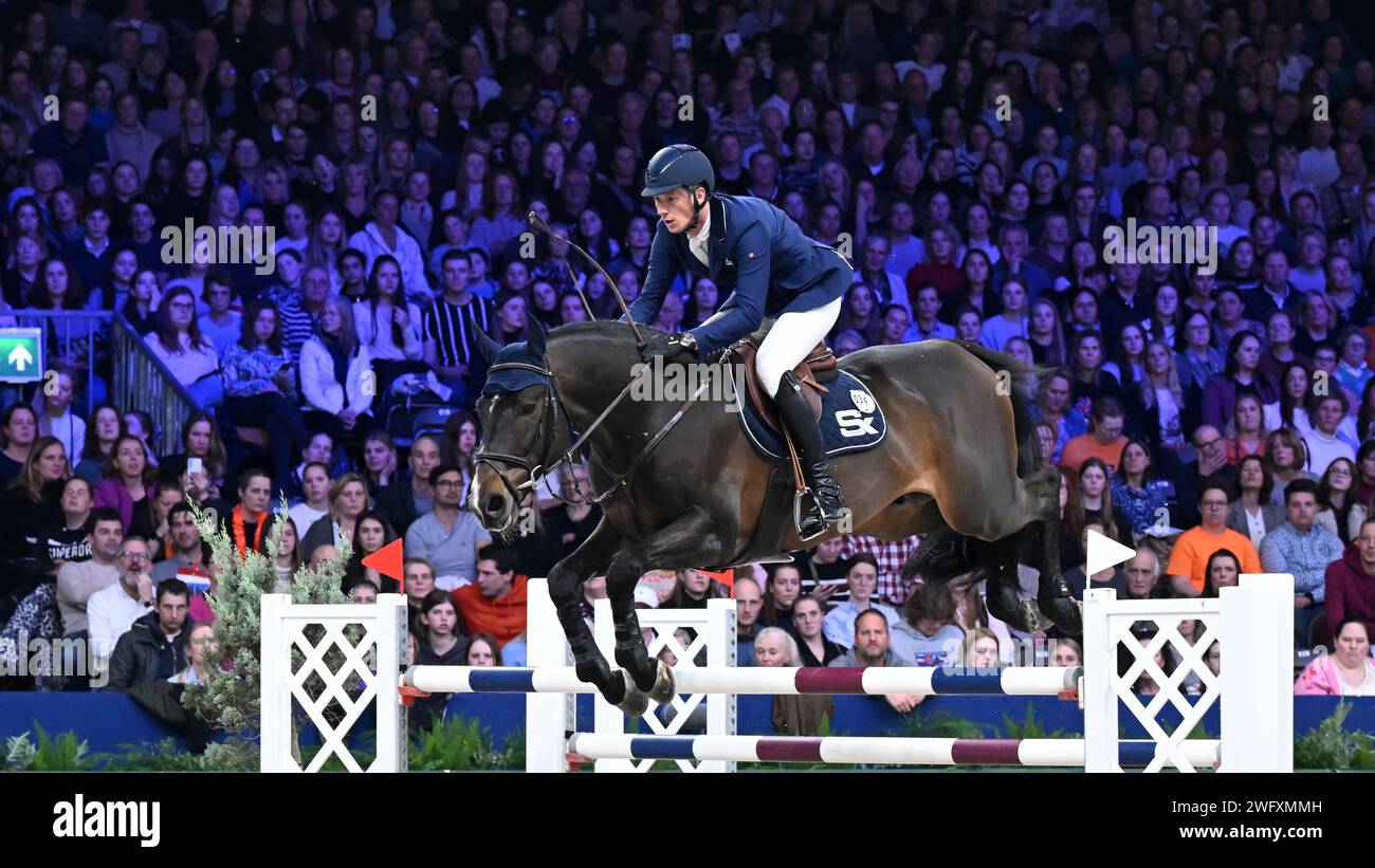 AMSTERDAM - Daniel Deusser with Otello de Guldenboom during the ...