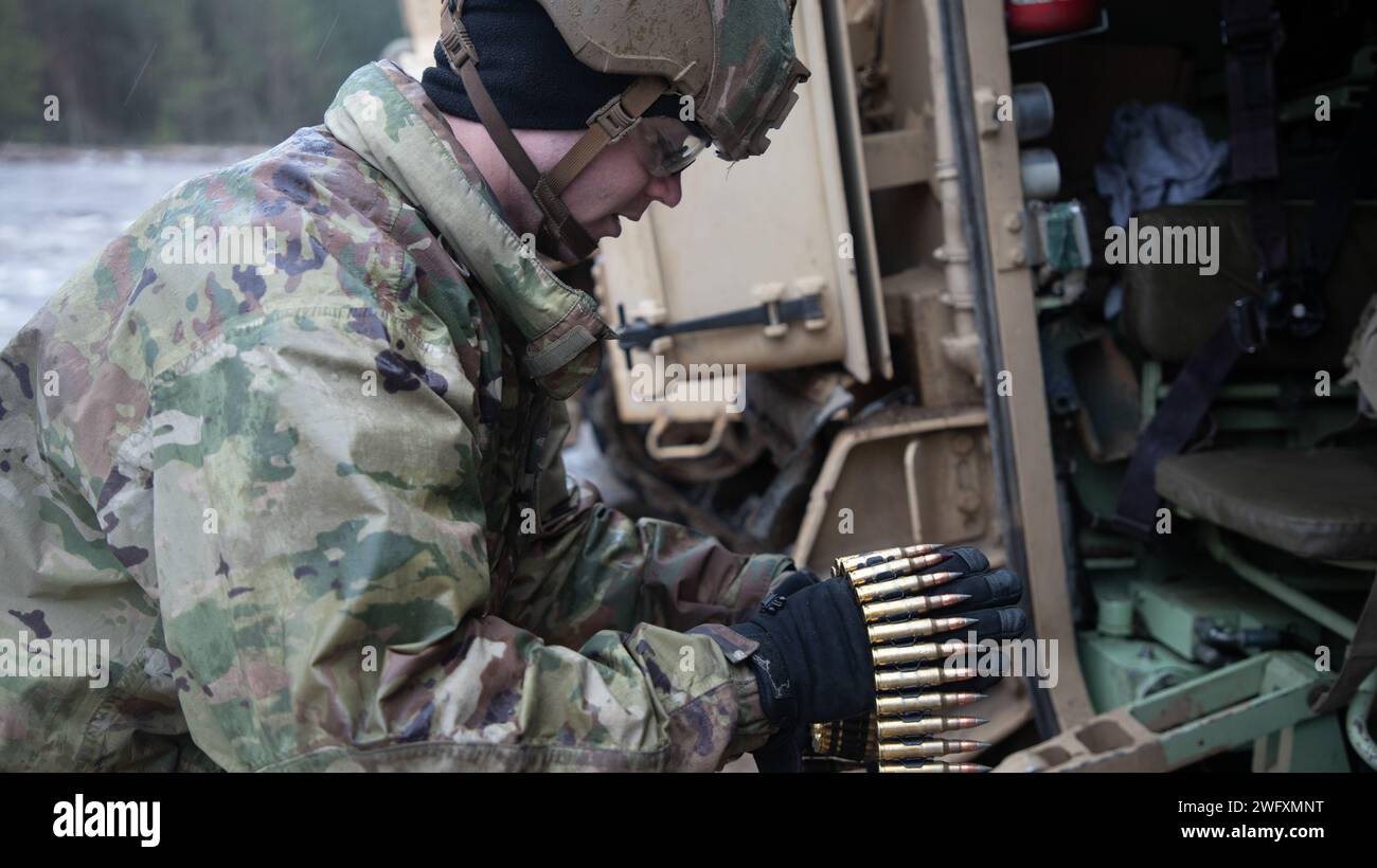 In a synchronized display of readiness, a dedicated soldier from the ...