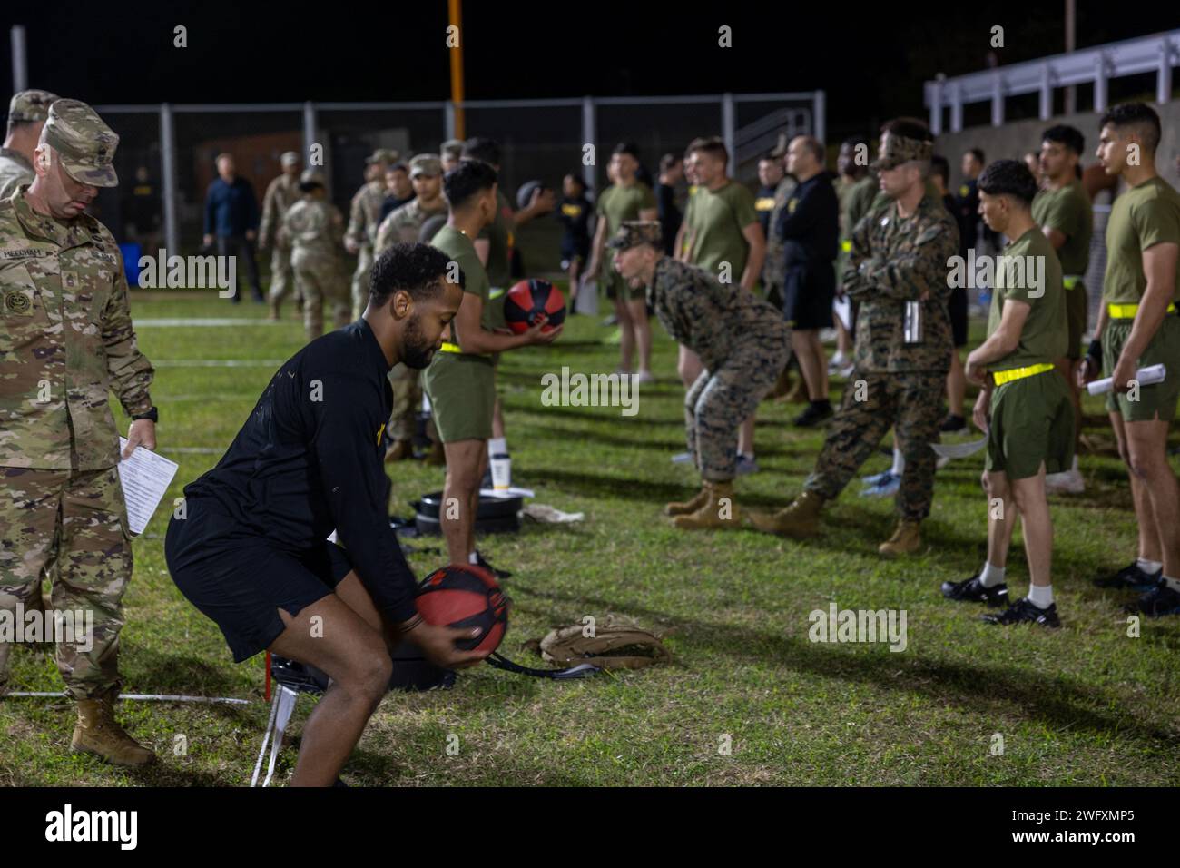 U.S. Marines with 7th Communication Battalion, III Marine Expeditionary ...