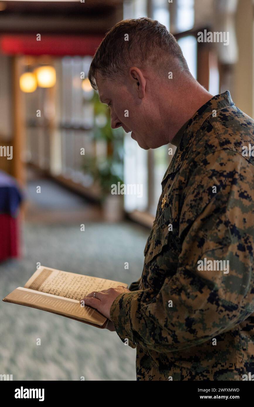 U.S. Marine Corps 1st Sgt. Rodger Bond, the Marine Air Control Squadron ...
