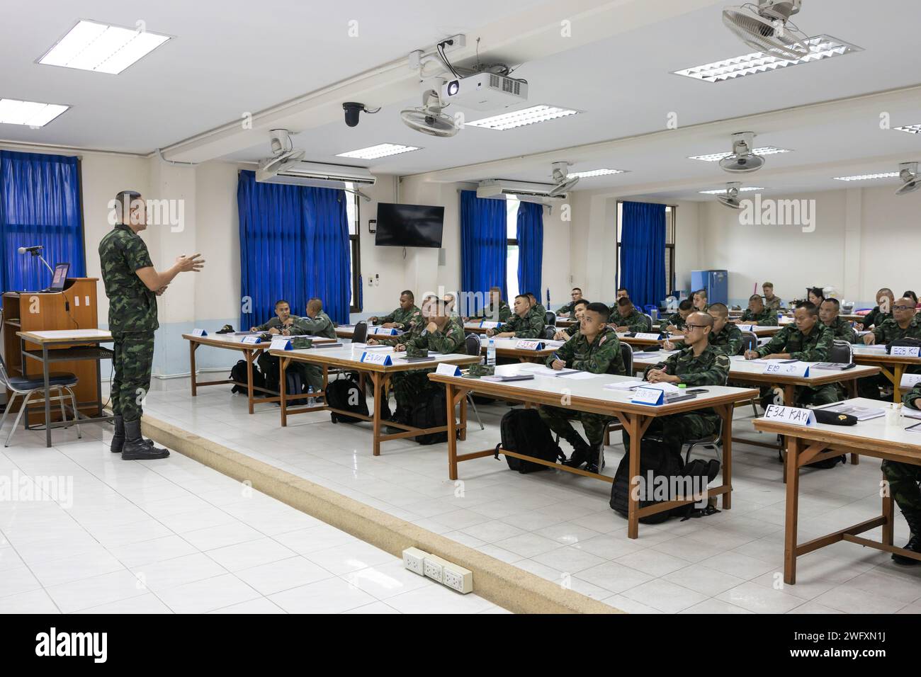 Royal Thai Army Master Sgt. Suparerk Panthong, an instructor with ...