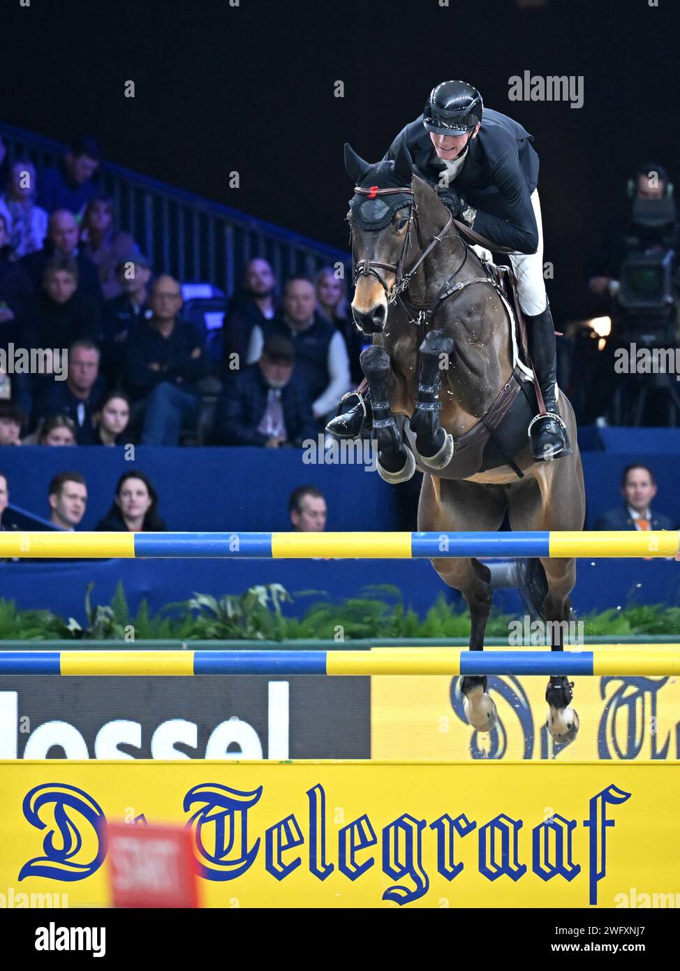 AMSTERDAM - Frank Schuttert with Isis during the Longines FEI Jumping ...