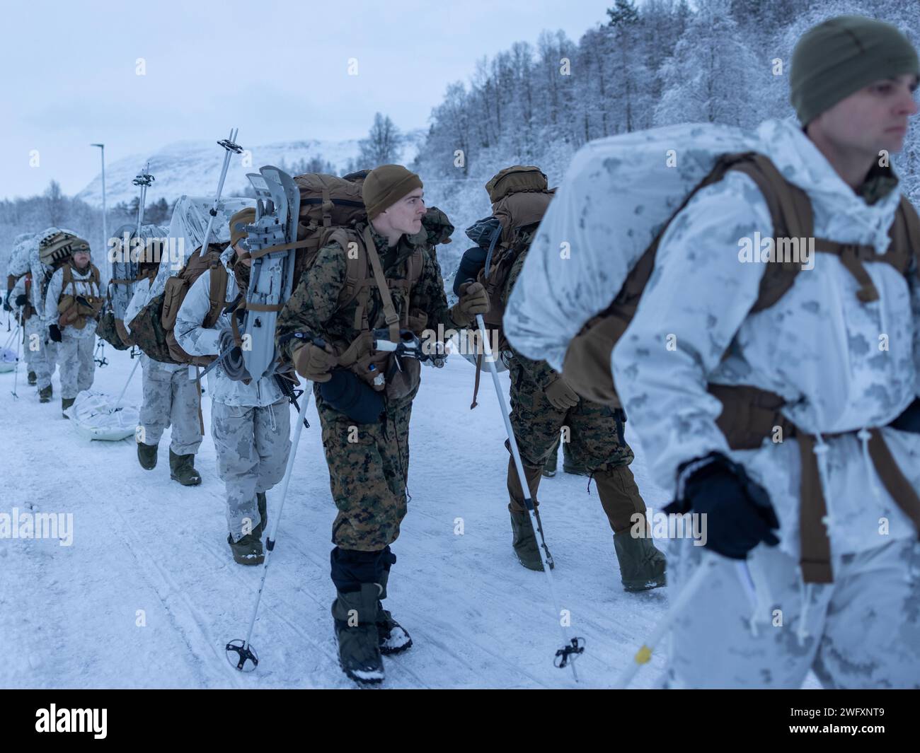 U.S. Marines with 1st Battalion, 2nd Marine Regiment, 2nd Marine ...