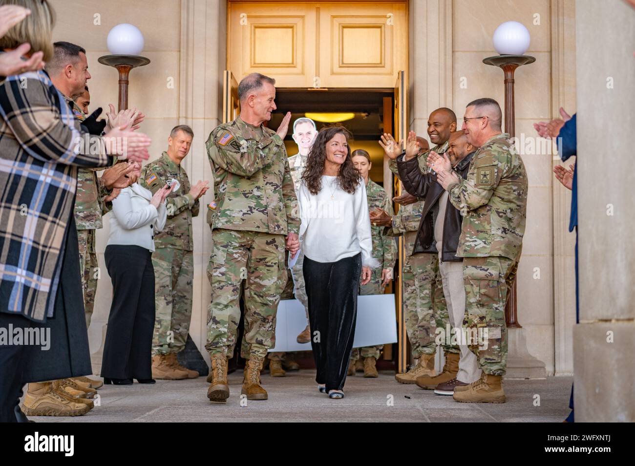 With his wife cynthia hi-res stock photography and images - Alamy