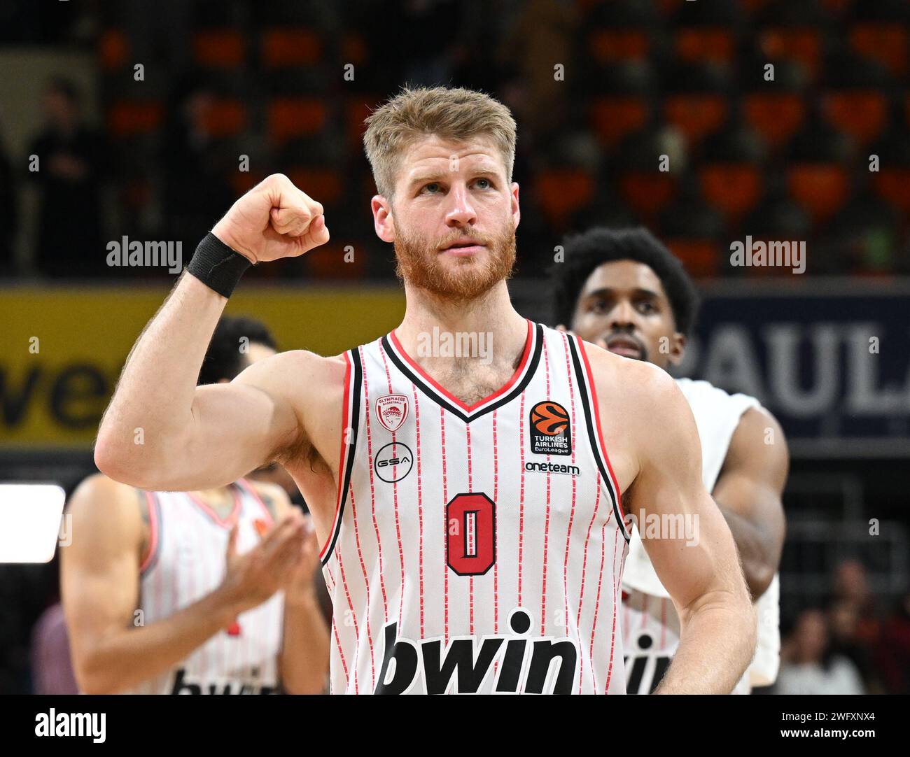 Munich, Germany. 01st Feb, 2024. Basketball: Euroleague, FC Bayern ...