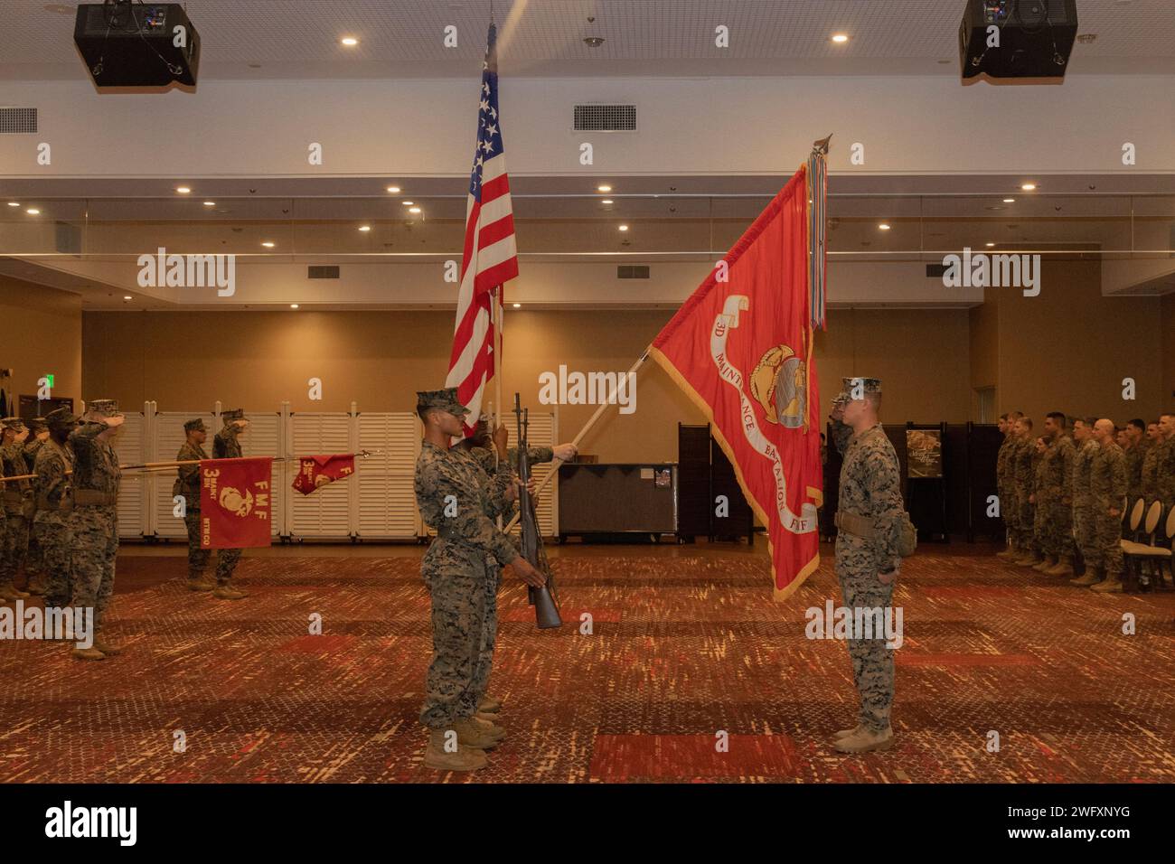 U.S. Marines with 3rd Maintenance Battalion, 3rd Marine Logistics Group ...