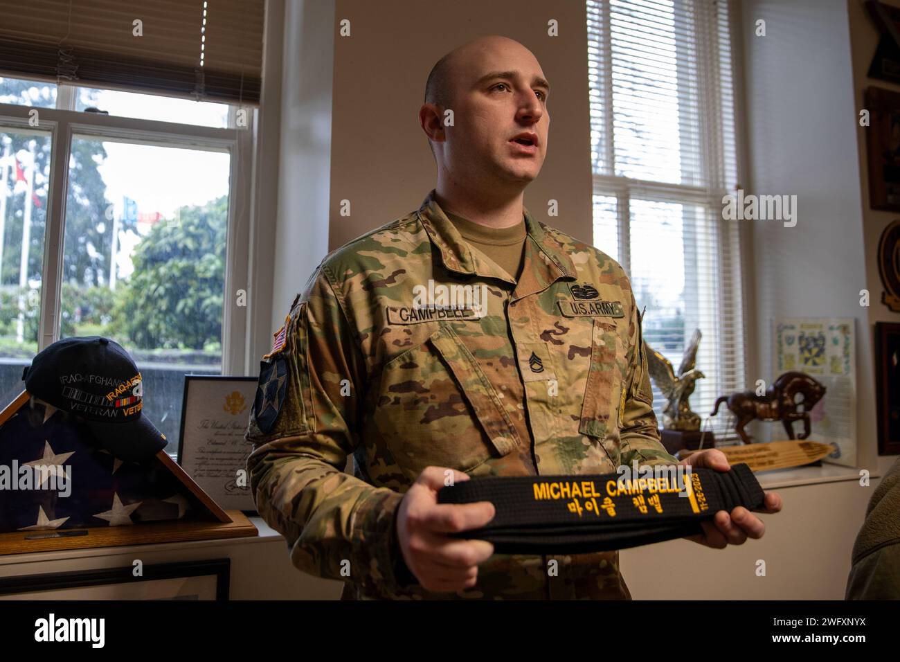 U.S. Army Sgt. 1st Class Michael R. Campbell, a religious affairs ...