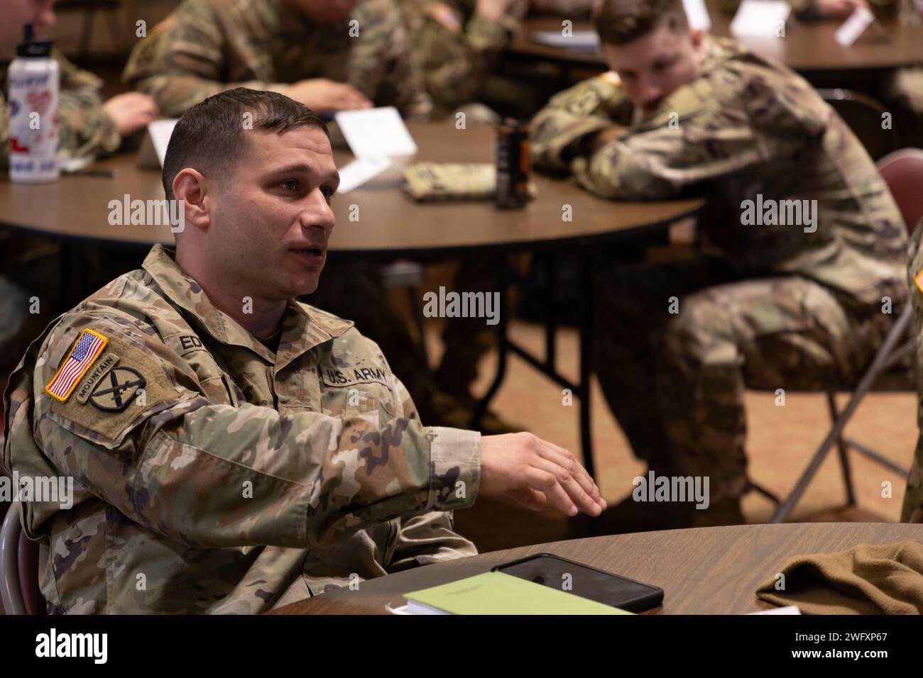 First Sergeant Cory Edwards talks about how to use this training within his company during the ...