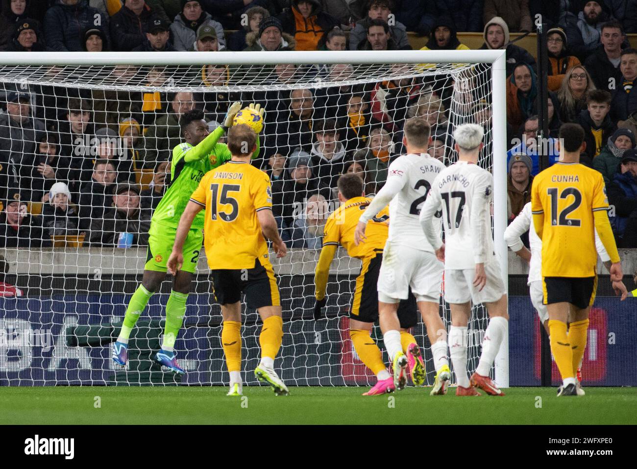 1st February 2024; Molineux Stadium, Wolverhampton, West Midlands ...
