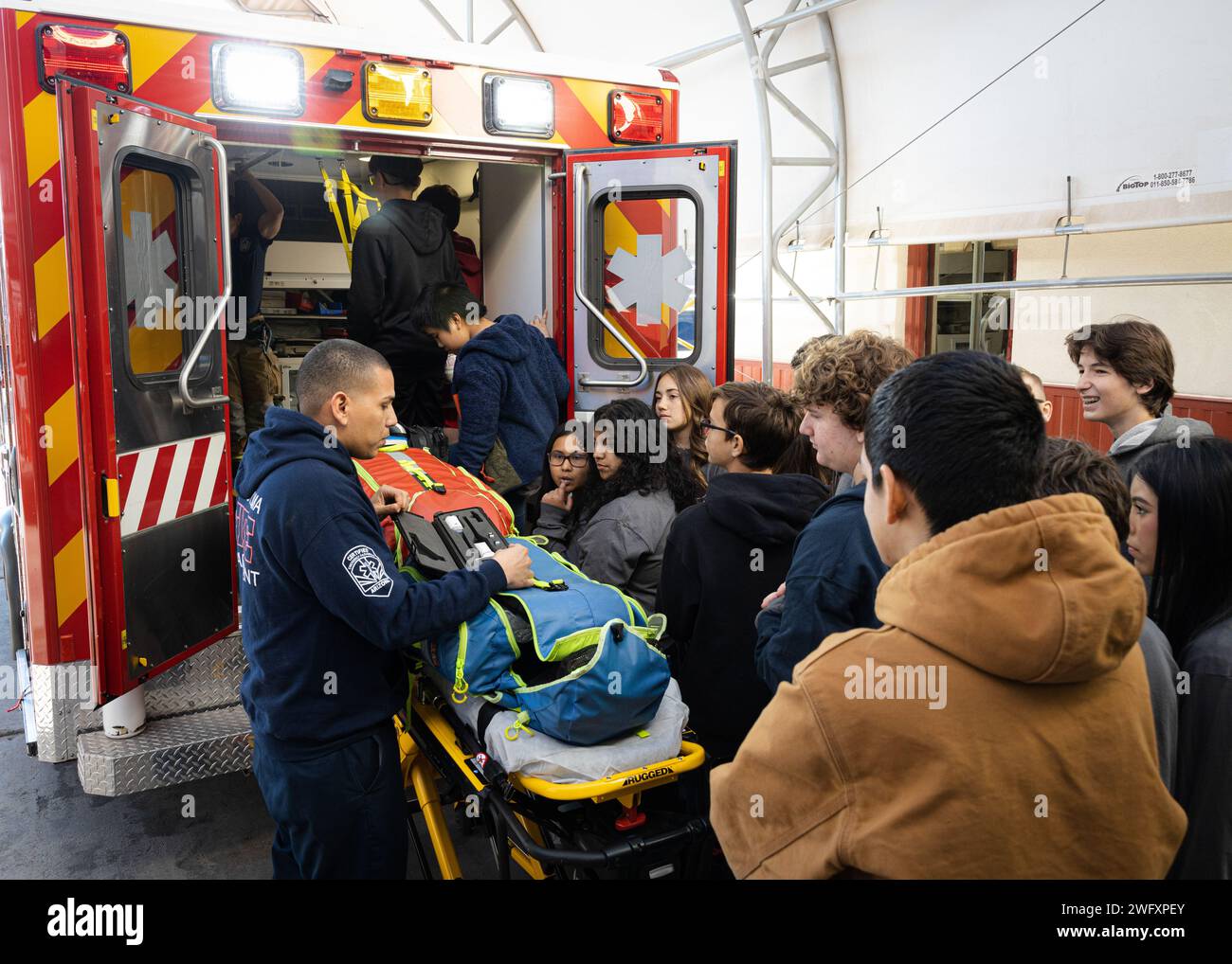 Mario Elizarraras, paramedic, Marine Corps Air Station (MCAS) Yuma Fire ...