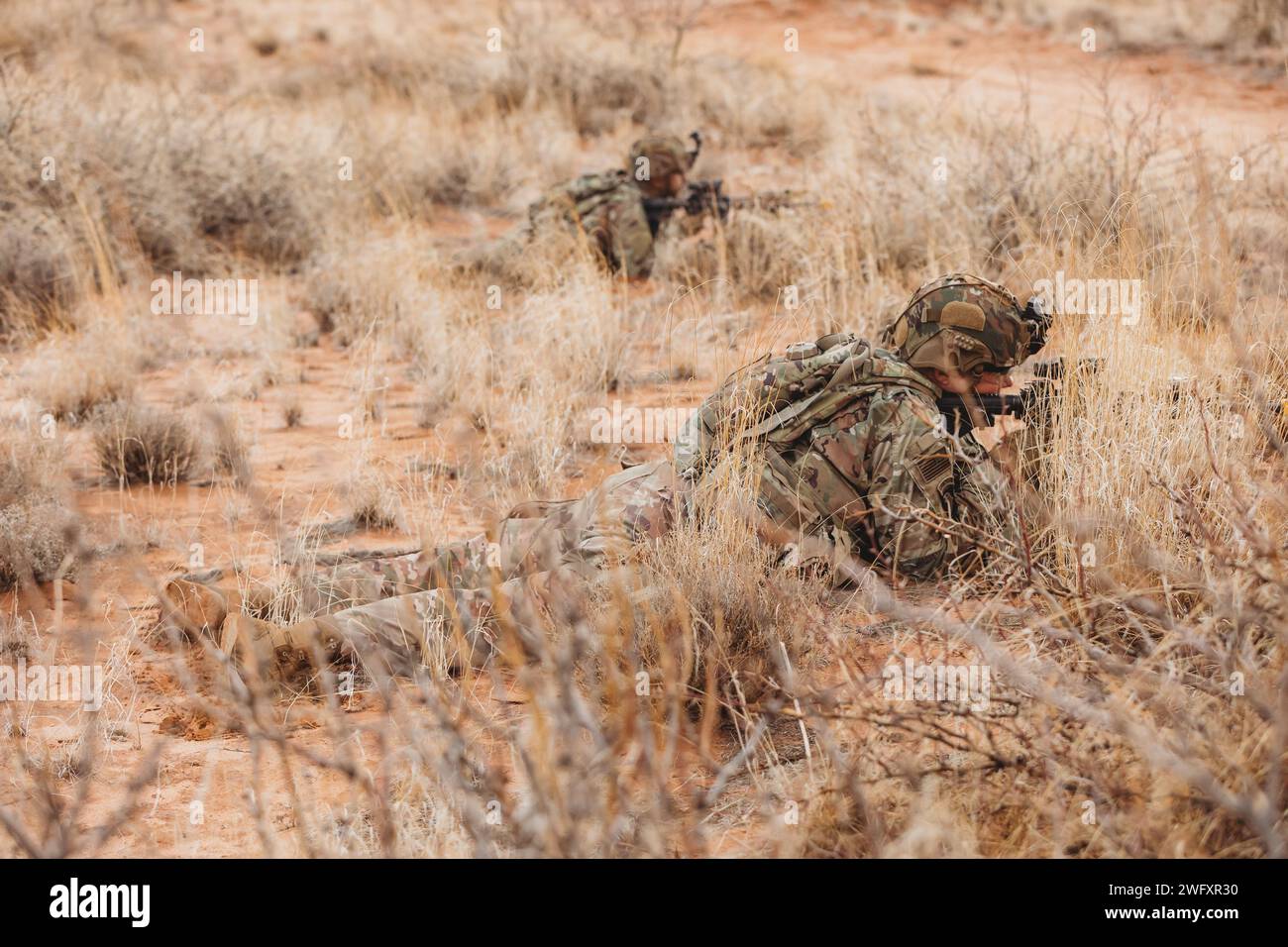 U.S. Soldiers with Bravo Company, 1st Battalion, 112th Infantry ...