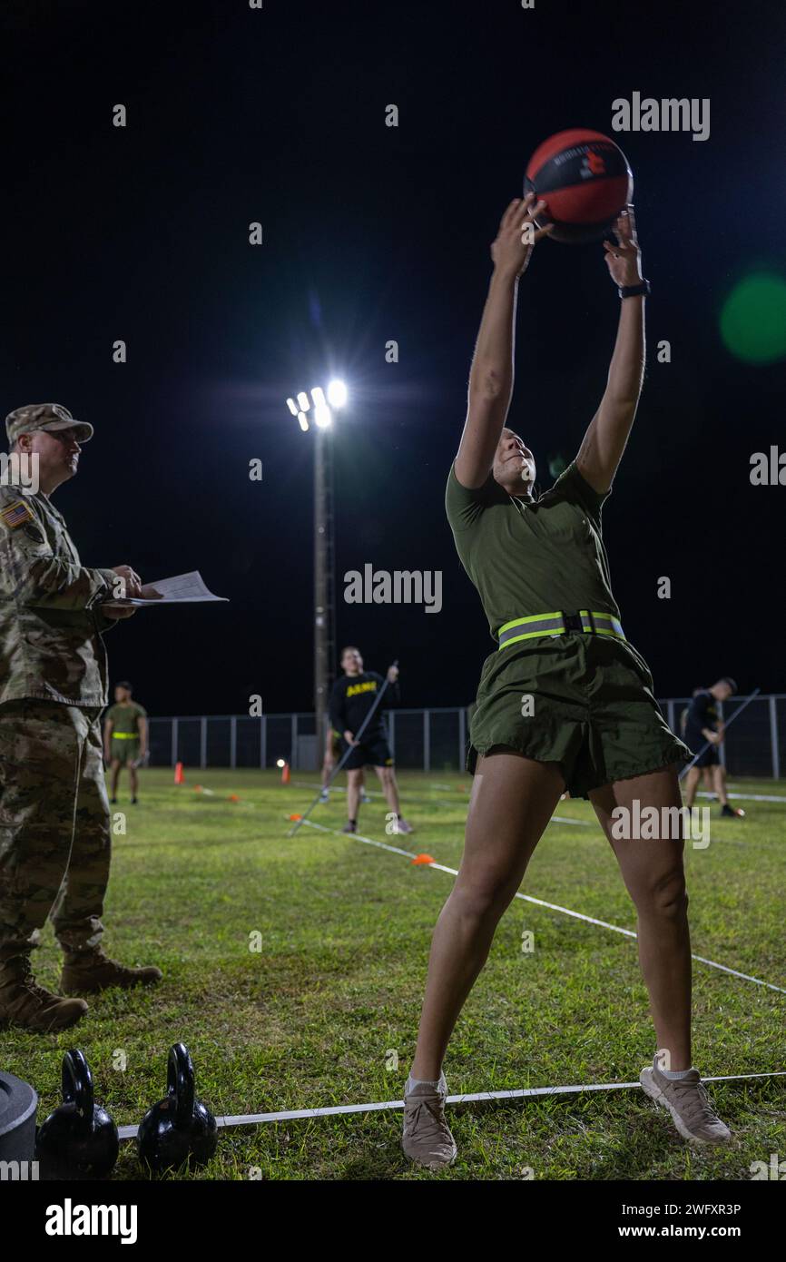 U.S. Marine Corps Sgt. Madison Aubuchon, a supply administrator with ...