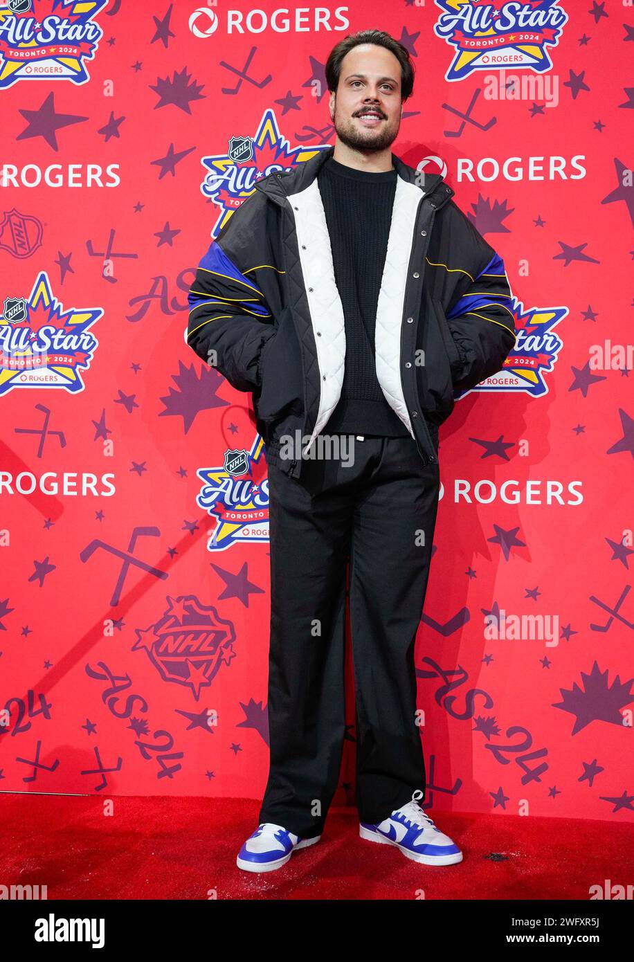 Toronto Maple Leafs forward Auston Matthews poses for photograph on the ...